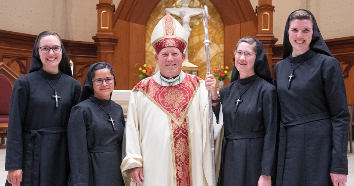 Four sisters profess perpetual vows with Religious Sisters of Mercy of ...