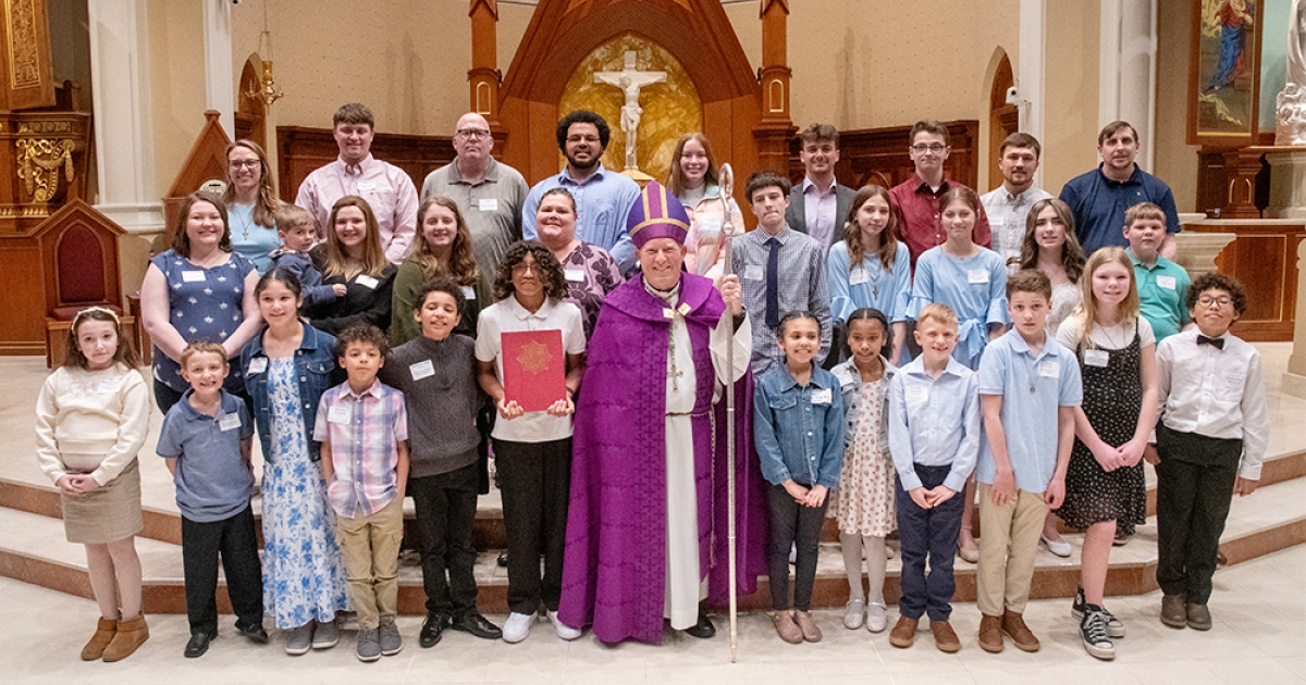 Elect welcomed into full communion with the Catholic Church at the ...